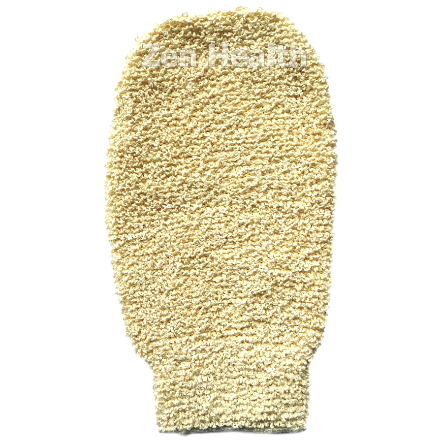 Light Exfoliation Natural Jute Washing and Cleaning Glove – Zen Health